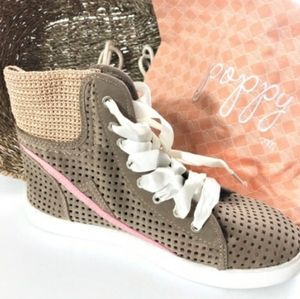 Poppy | Shoes | Poppy Encourager Hightop Fashion Sneakers | Poshmark